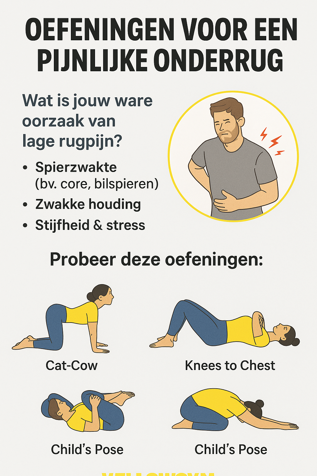 Oefeningen voor de Onderrug: Versterk, Versoepel en Verminder Pijn 2025